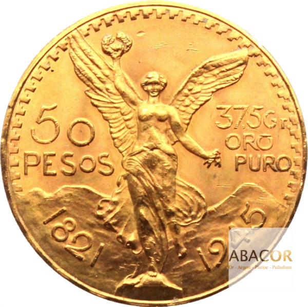 Pièce 50 Pesos Or 1947 Cours Cotation Pièces D Or Mexicaine Abacor