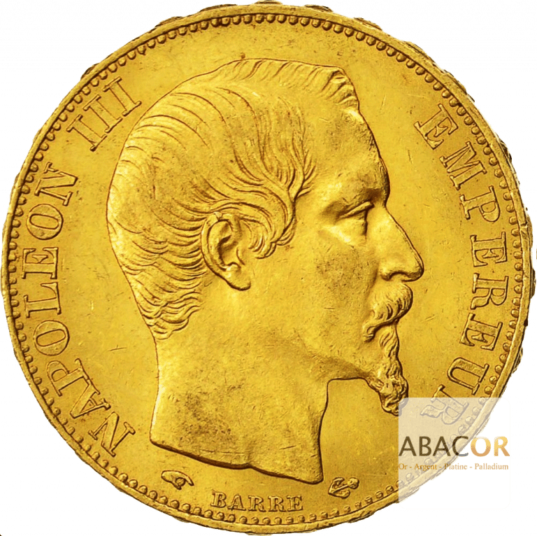 20 Francs Or Napoléon III Tête Nue | Abacor